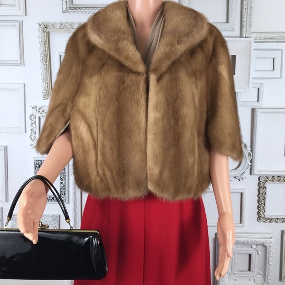 Vintage | Jackets & Coats | Vintage 95s Mink Fur Capelet | Poshmark